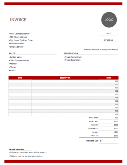 Freelance Invoice Templates - Invoice Simple